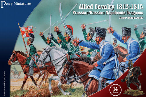 NEW! PERRY Miniatures RPN100 Allied Cavalry - Prussian and Russian Napoleonic Dragoons 1812-1815 (14 Figures)