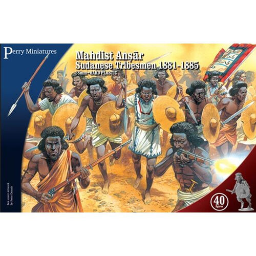 NEW! PERRY Miniatures SA30 Mahdist Ansar- Sudanese Tribesman 1881-1885 (40 Figures)