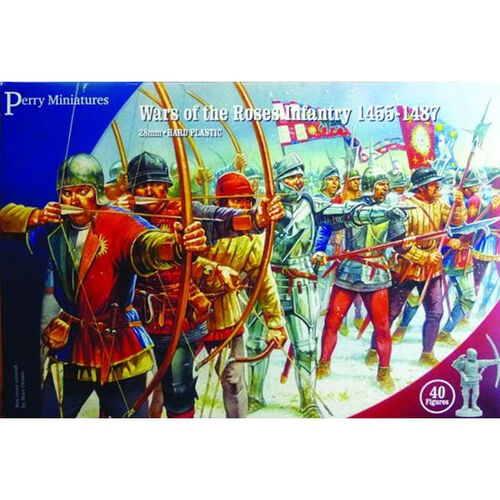 NEW! PERRY Miniatures WR01 War of the Roses Infantry 1455-1487 - Bows and Bills (40 Figures)