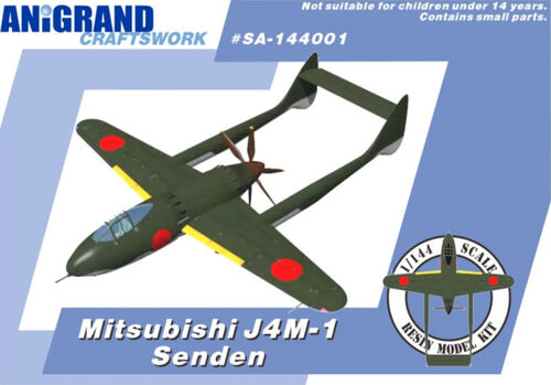 NEW! Anigrand Craftswork SA144001 Mitsubishi J4M-1 Senden / Luke (3D-Printed)
