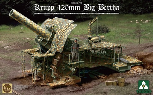 Takom 2035 German Empire Krupp 420mm Big Bertha Bertha Siege Ho