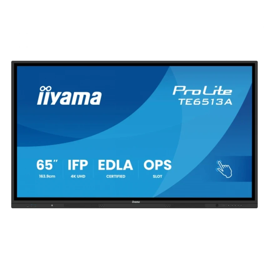 Interaktivni ekran 65" Iiyama TE6513A-B3AG IPS 3840x2160/Android 14/8ms/HDMI/DP