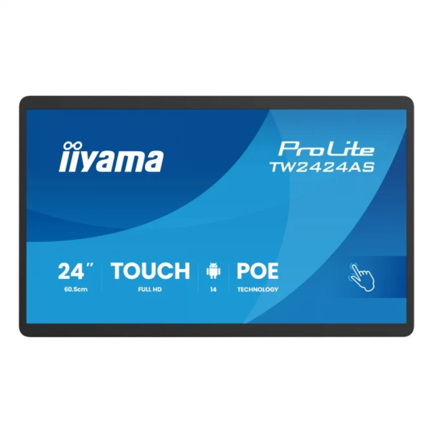 Interaktivni ekran 23.8" Iiyama TW2424AS-B3P IPS 1920x1080/Android 14/14ms/USB