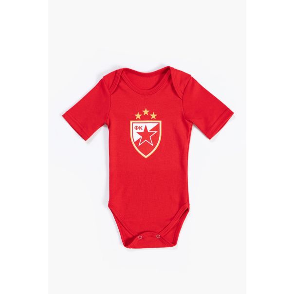 CRVENA ZVEZDA Bodi kratak rukav Grb, crvena