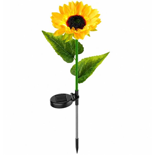 Solarna baštenska LED lampa Suncokret 75 cm – Dekorativna spoljašnja rasveta