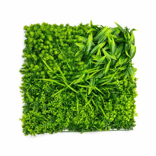 PVC veštačka živa ograda 50 × 50 cm – Dekorativni zeleni panel