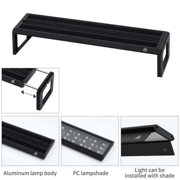 Nanobit WeekAqua LED lampa V800SE-K black