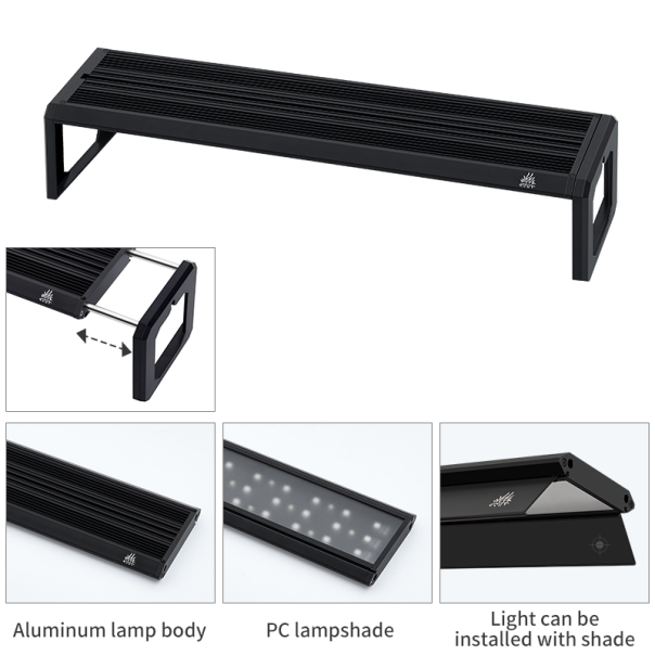 Nanobit WeekAqua LED lampa M800-K Pro black