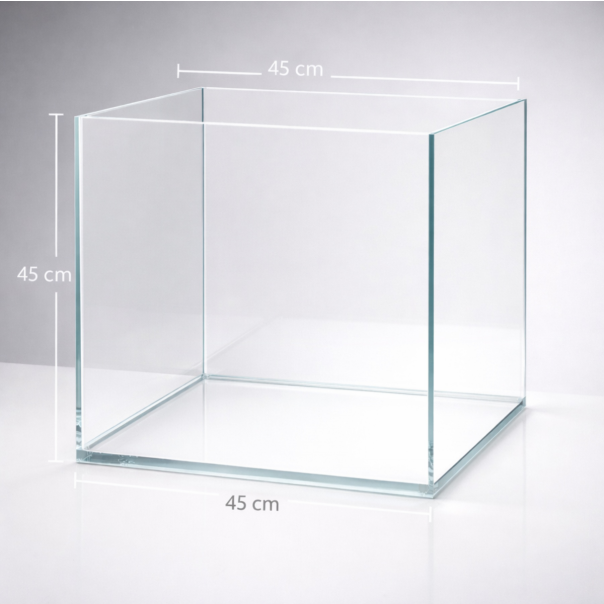 Nanobit WeekAqua Ultra Clear akvarijum 45C 45x45x45cm x8mm 91L