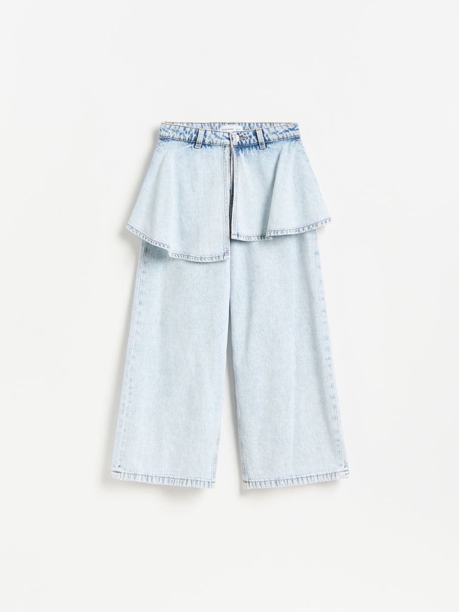 Super wide leg farmerke sa suknjom