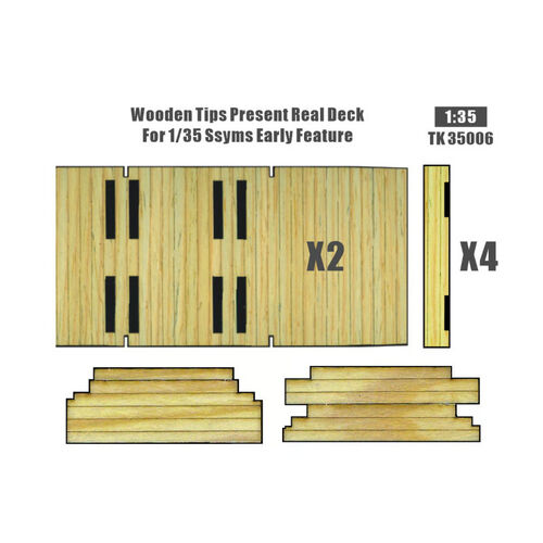 NEW! T-Model TK35006 Wooden Deck for SSyms Early Feature