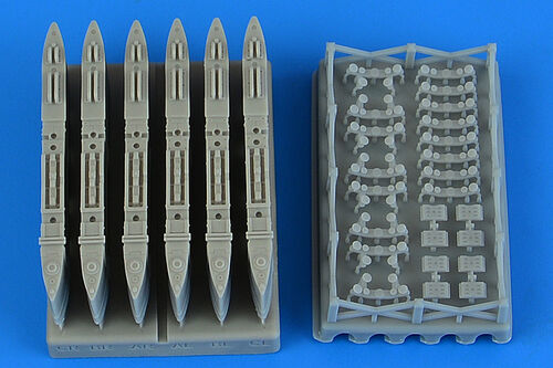 NEW! Aires 4958 Mil Mi-8MT / Mi-17 - Pylons (for Trumpeter Kits)