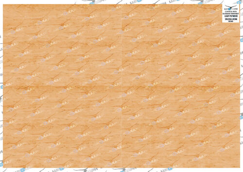 NEW! Lukgraph DEC003 A4 Sheet Clear Decal - Light Plywood 2
