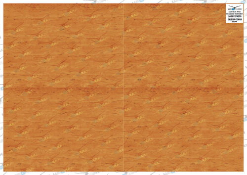 NEW! Lukgraph DEC004 A4 Sheet Clear Decal - Dark Plywood