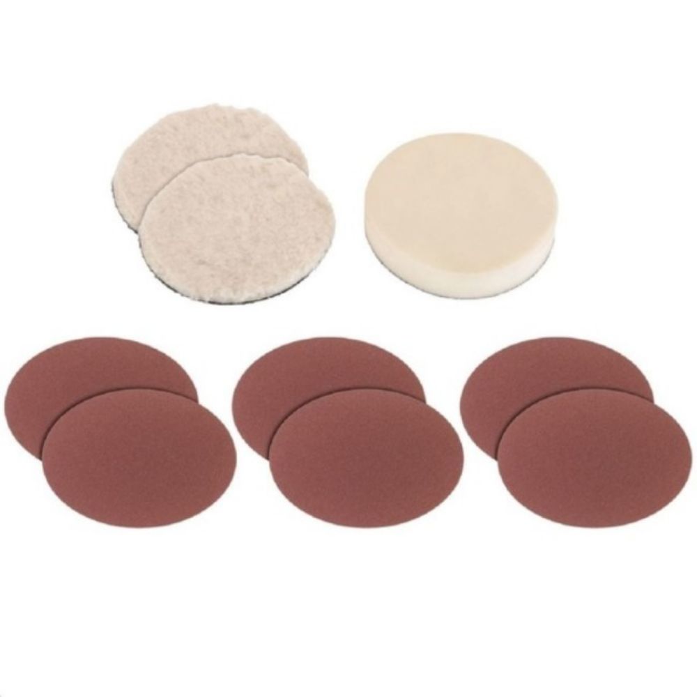 Set za poliranje (šmirgle,sunđeri i sintetičko krzno)416721