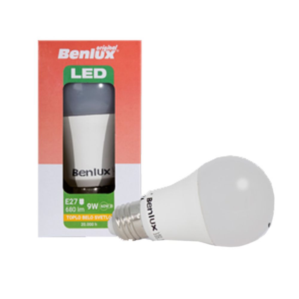 Sijalica led 9w 2700k e27 benlux