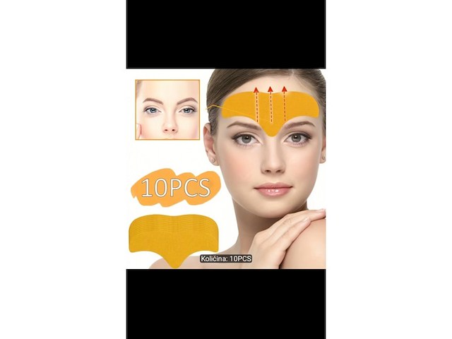 Forehead wrinkle patches