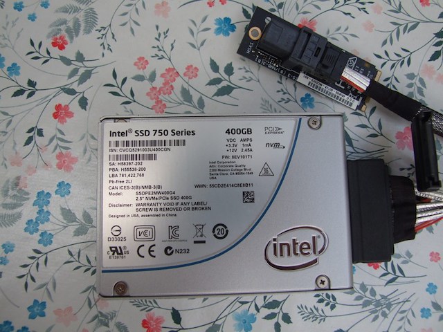 Intel SSD 750 Series 400GB NVMe PCIe