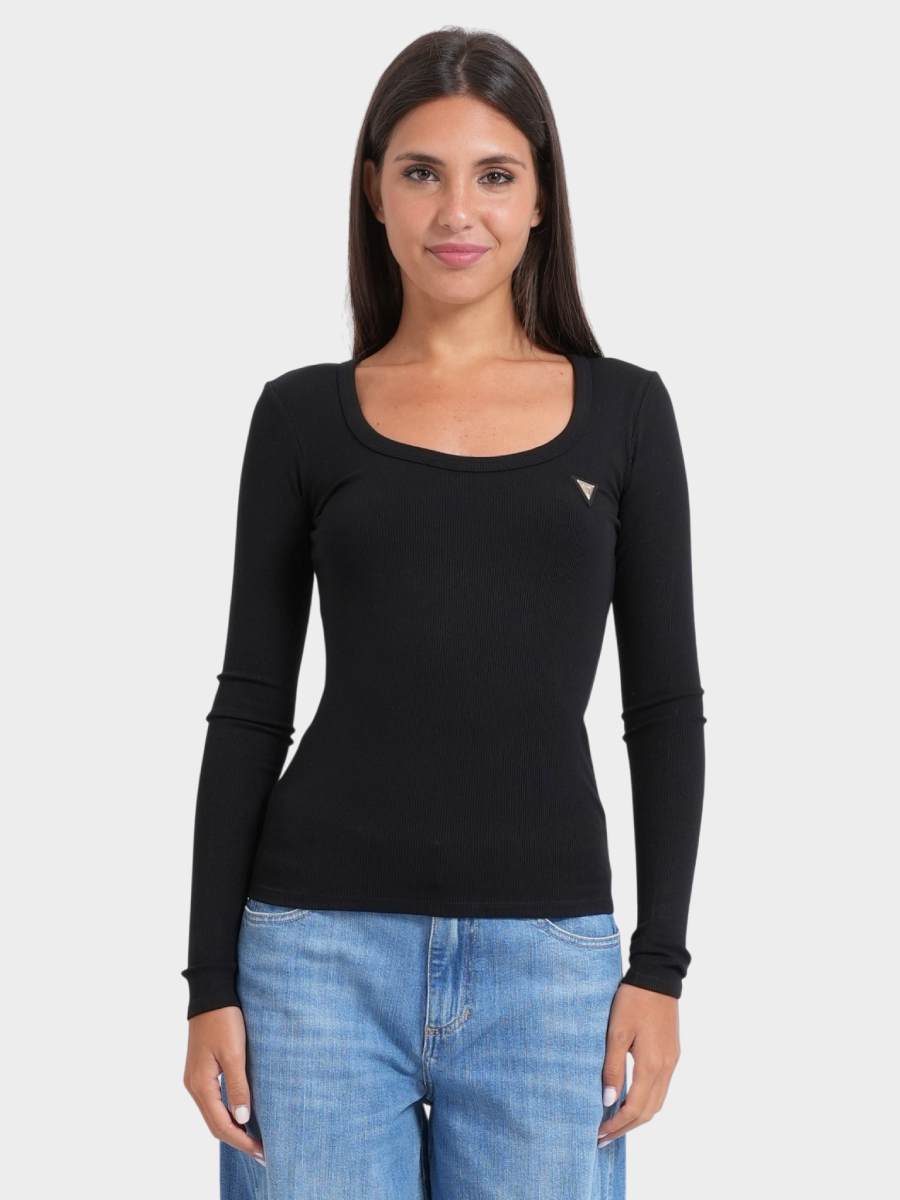 GUESS ŽENSKA MAJICA CRNA GV4BP07 K8RT2 JBLK