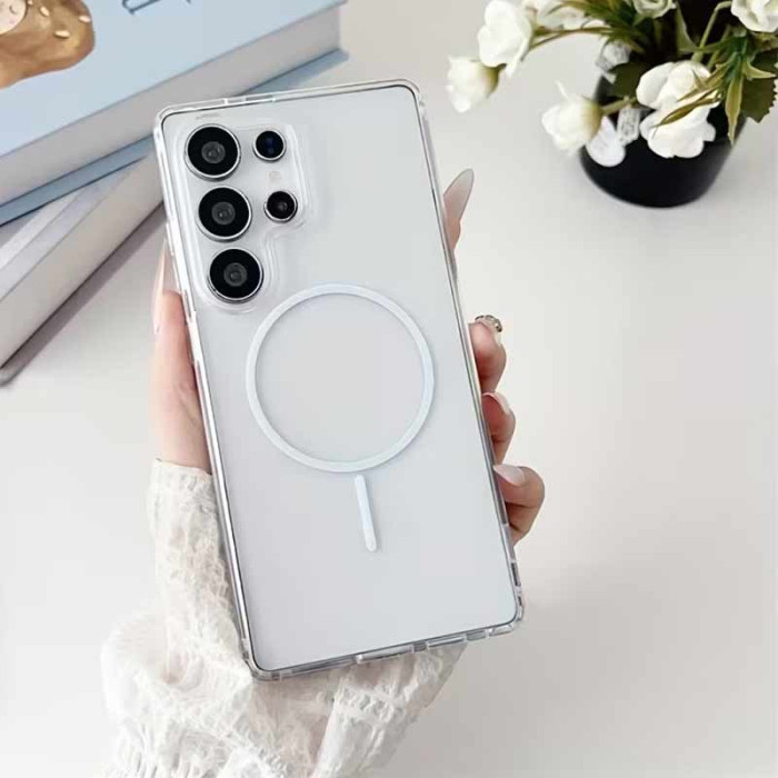 FUTROLA HARD CASE RING COLOR MAGSAFE ZA SAMSUNG S26 ULTRA BELA