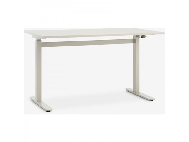 Radni sto sa podesivom visinom LUNDTOFT 70x130 cm, bež