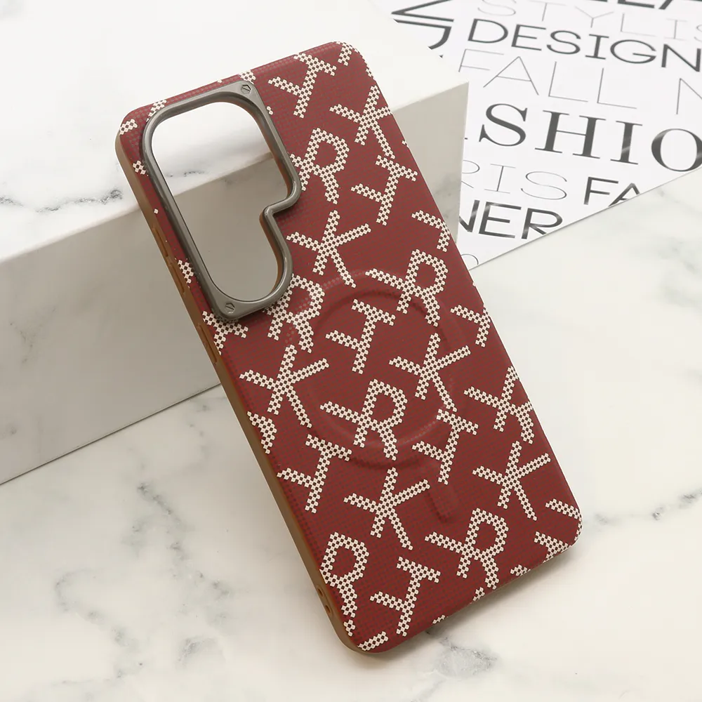 Futrola MONOGRAM MagSafe za Samsung S948B Galaxy S26 Ultra 5G crvena