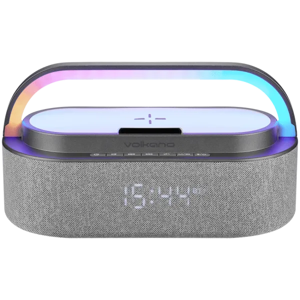 ZVUČNIK+ALARM+WIRELESS PUNJAČ ZA MOB VOLKANO DAWN VK-3132-GR