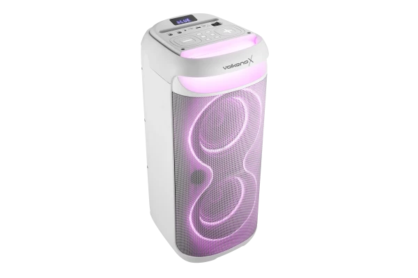 ZVUČNIK VOLKANOX VXP200 DUAL 6.5′ VK-3902-D65-WT 40W BLUETOOTH,USB BELI