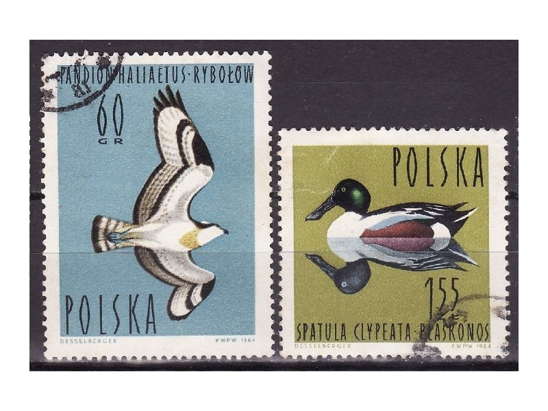 Poljska - ptice - 1964.