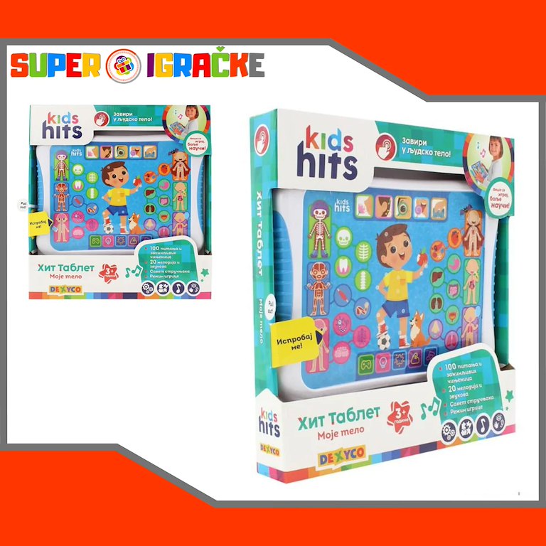 KIDS HITS TABLET - MOJE TELO