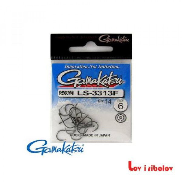 Gamakatsu Udica LS-3313F Crna vel. 1