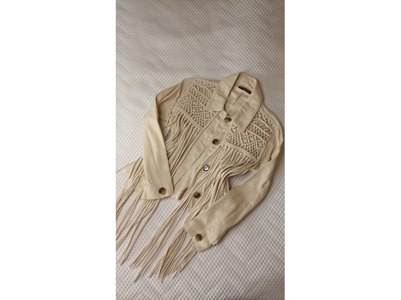 ***BOHO*** teksas jakna S