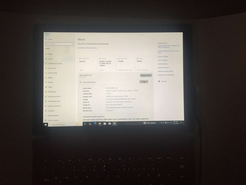 Surface 3 Pro - maticna ploca