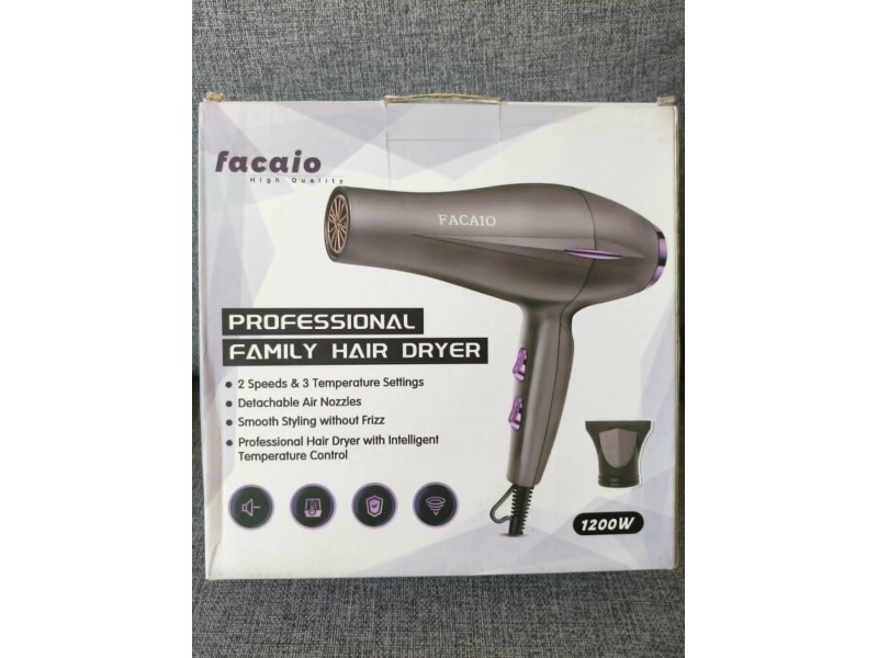 Brzi-jonski fen za kosu 1200 W FACAIO