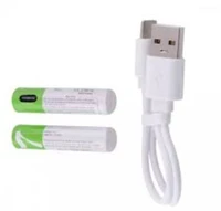 Dve AAA tanke baterije na usb punjenje