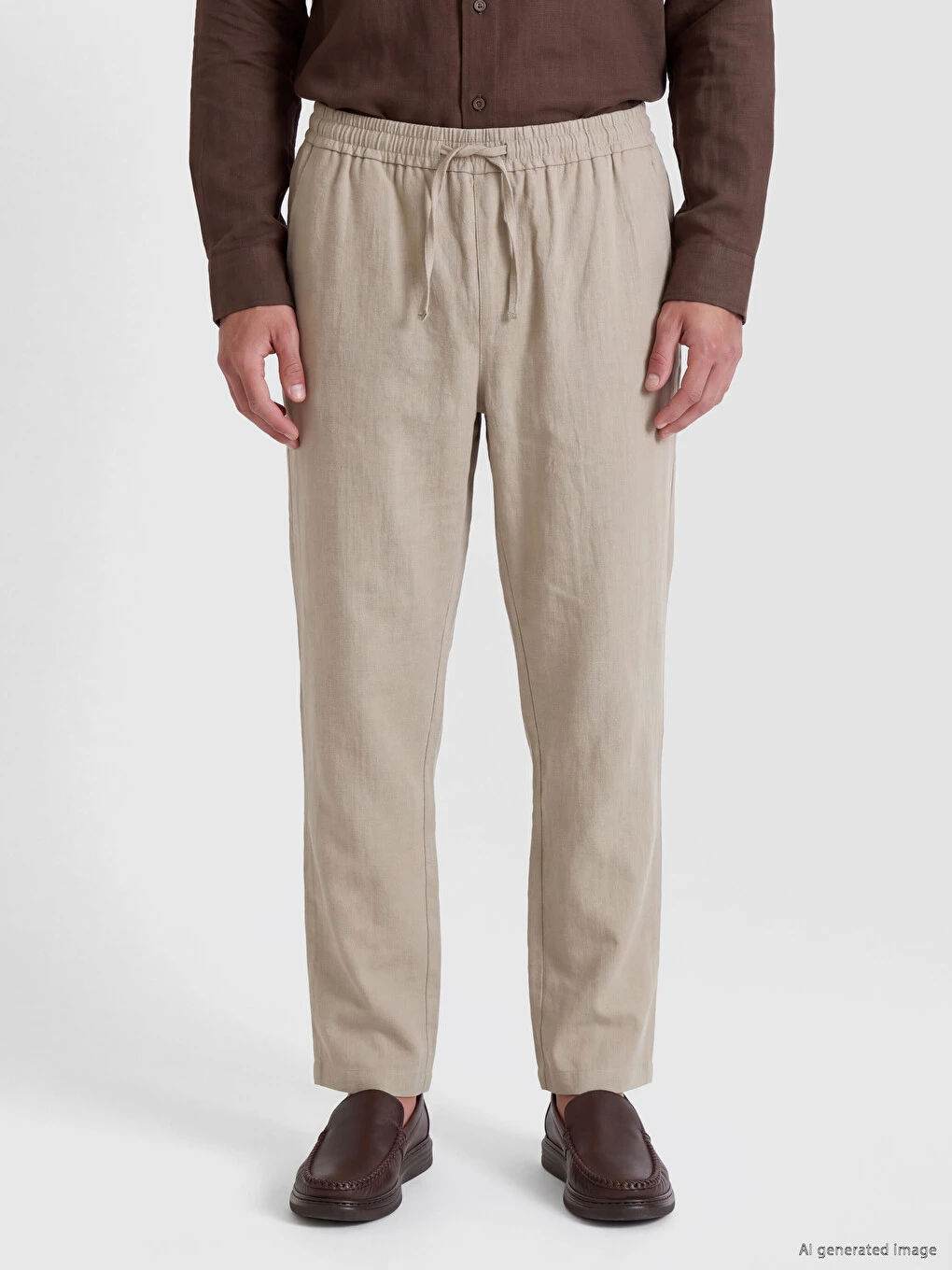 LCW Vision Regular Fit Muške Pantalone Od Dobi Tkanine