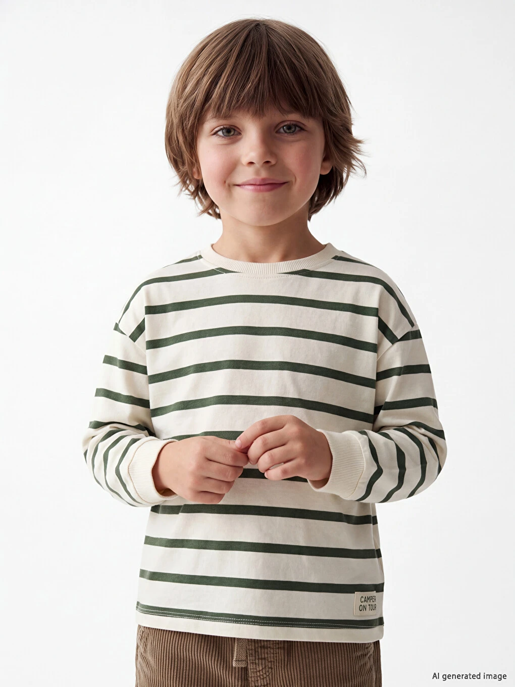LCW Kids Dečačka Majica Sa Prugama Sa Okruglim Izrezom