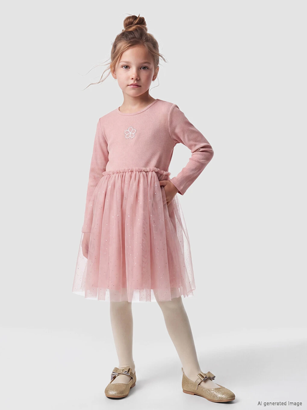 LCW Kids Dečija Haljina Sa Til Detaljima