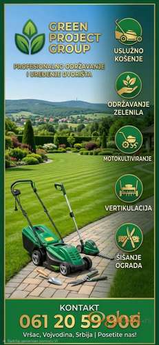 Kompletne usluge uređenja i redovnog održavanja dvorišta, vrtova i krugova