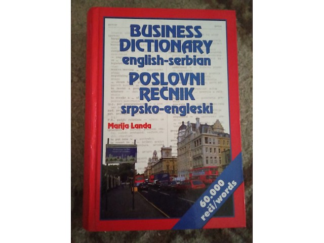 Poslovni rečnik : englesko-srpski, srpsko-engleski