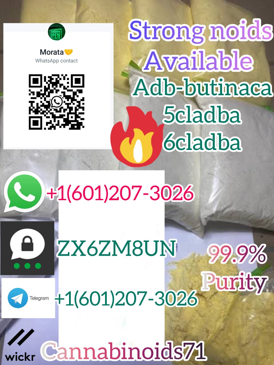 5cl adba raw materials Threema ZX6ZM8UN ADBB precursor semi finished