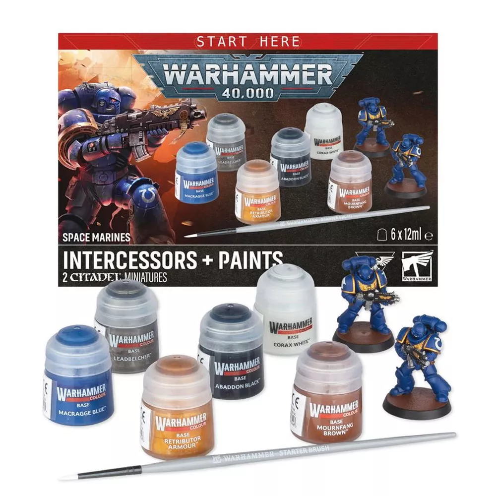 Space Marines Intercessors + Paints