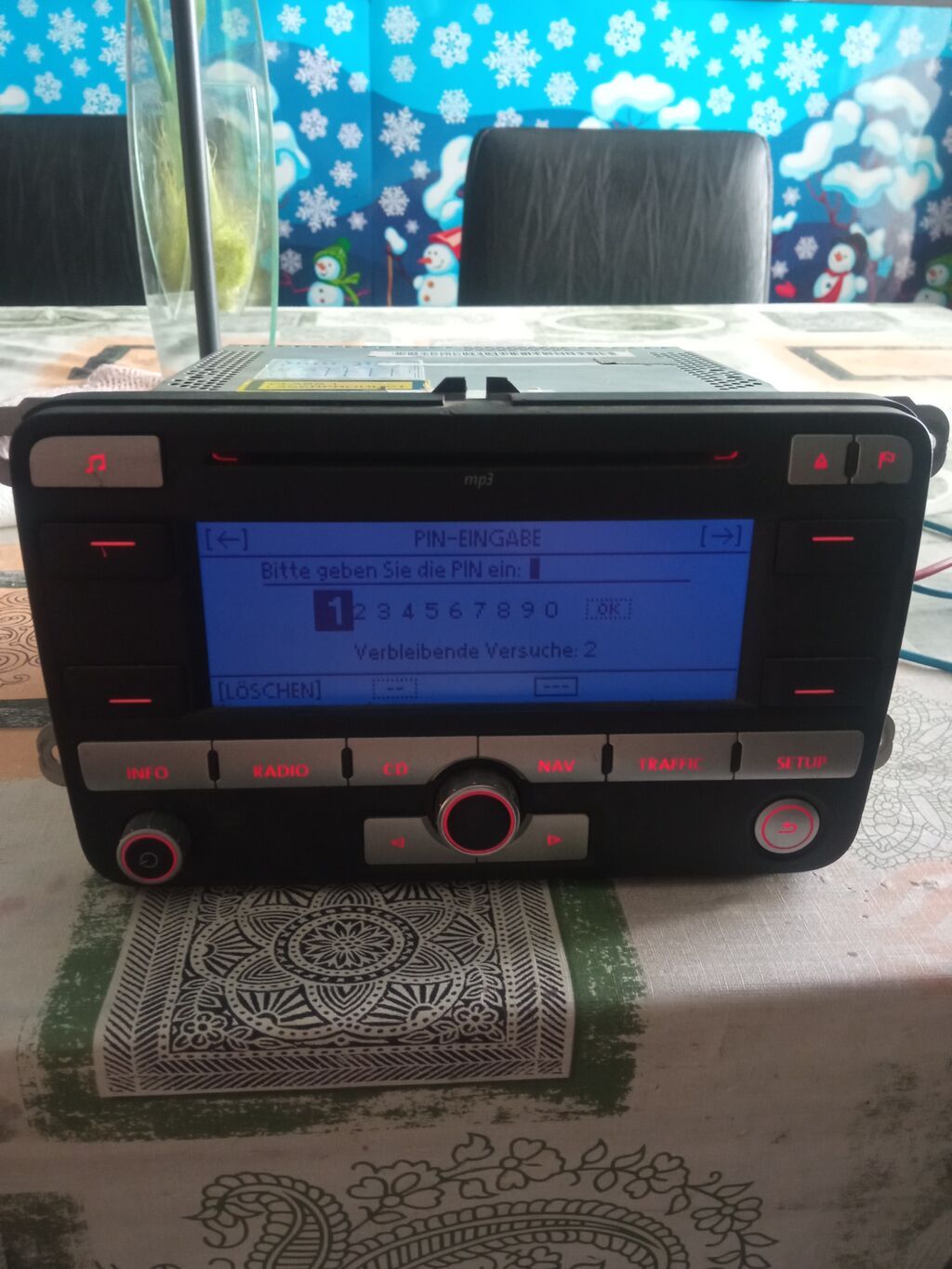 VW RNS 310/315 ugrađeni auto radio/navigacija - Originalna VW