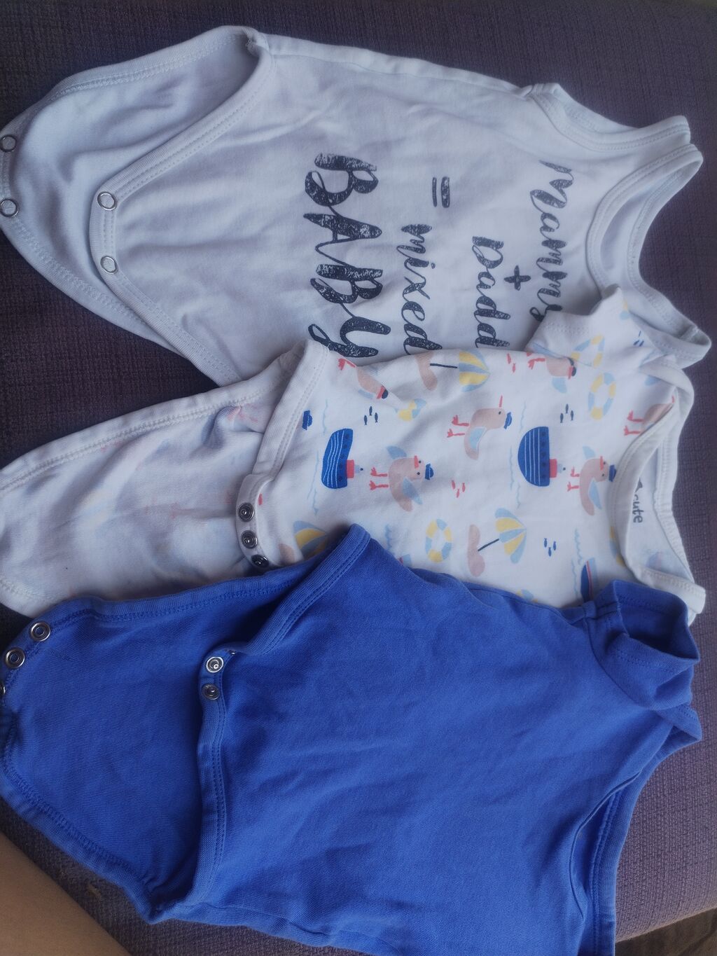 Paket za bebe dečake, veličina 68. - Više komada bodija i