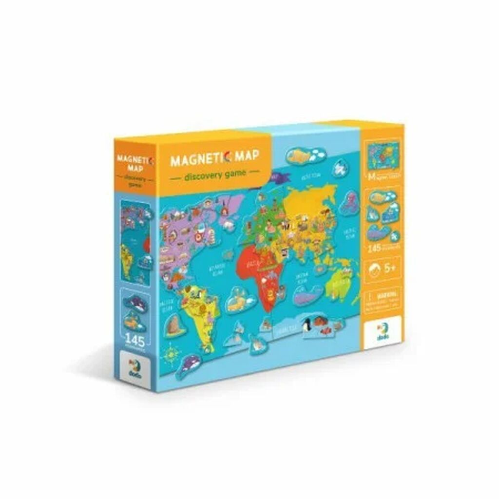 MAGNETNA MAPA – edukativna magnetna mapa sveta Opis: Magnetna mapa