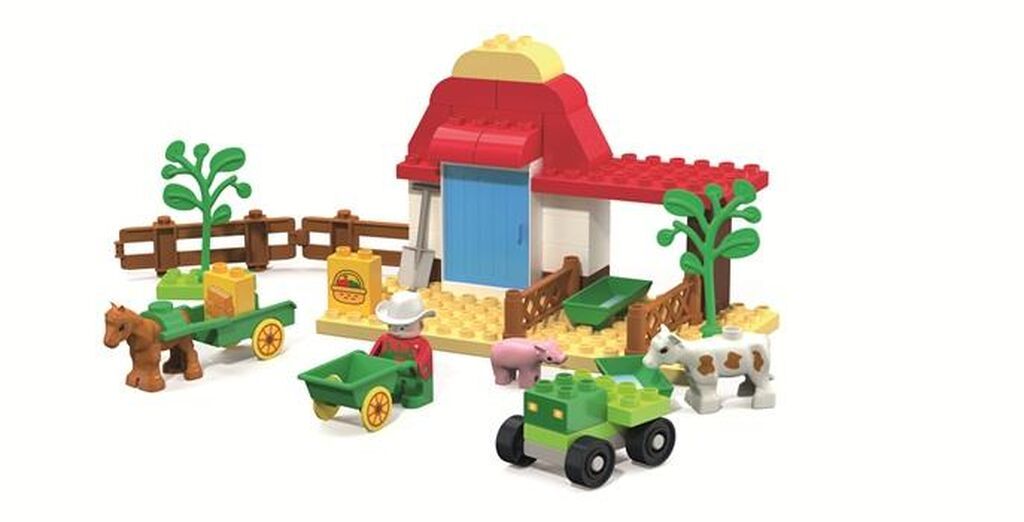 Kocke farma set 185297 Kocke farma set 185297 pruža deci priliku da