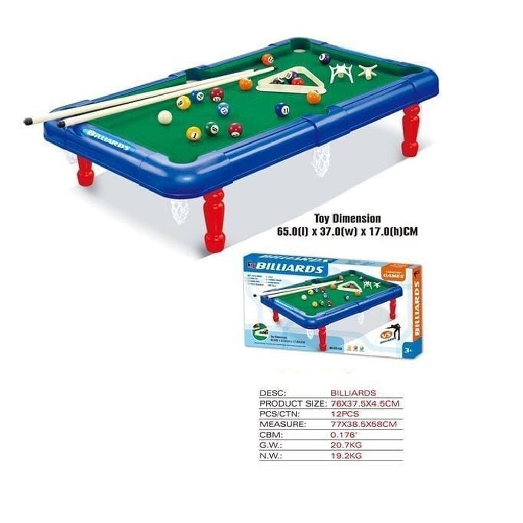 Bilijar Set – Igračka za decu Šifra proizvoda: 008433-20 Pretvorite