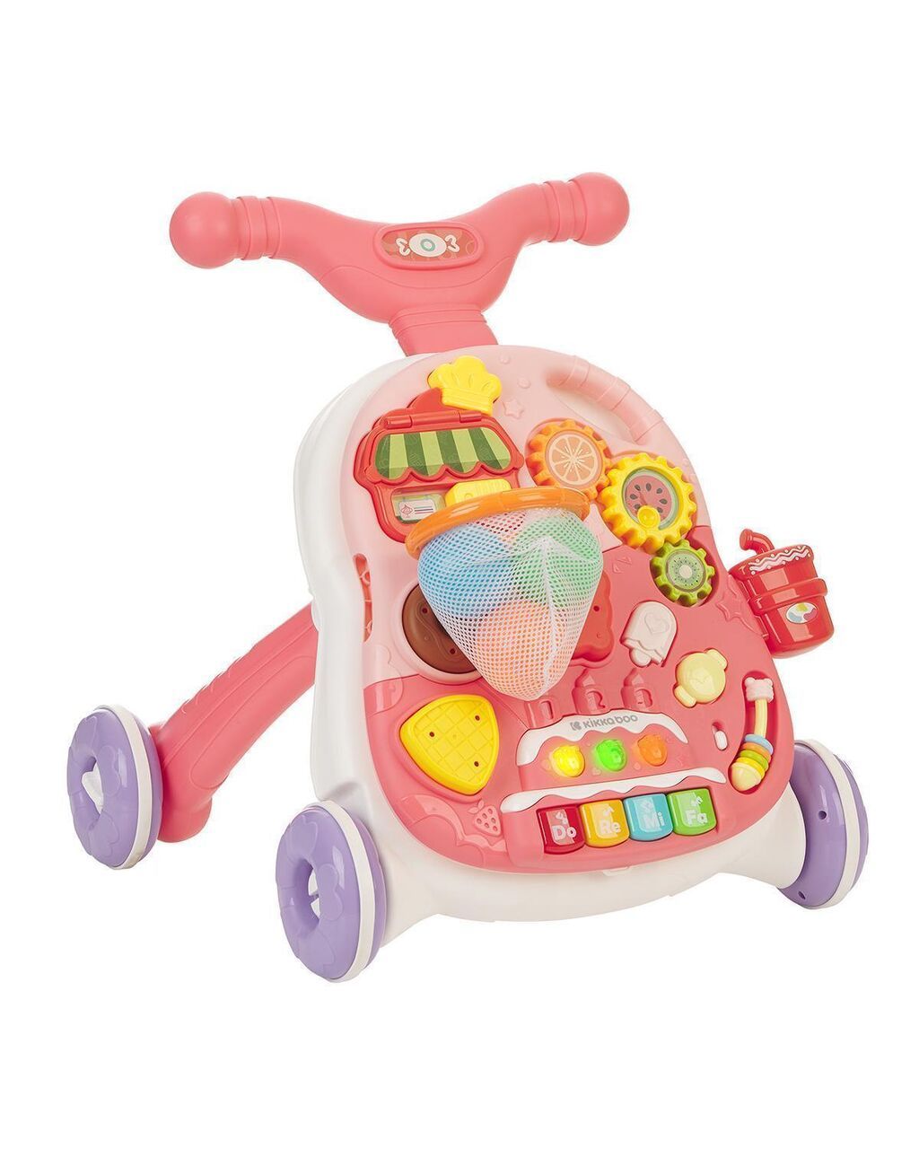 KIKKA BOO Guralica/Hodalica Candy Party 2u1 – pink (Šifra: KKB3) -