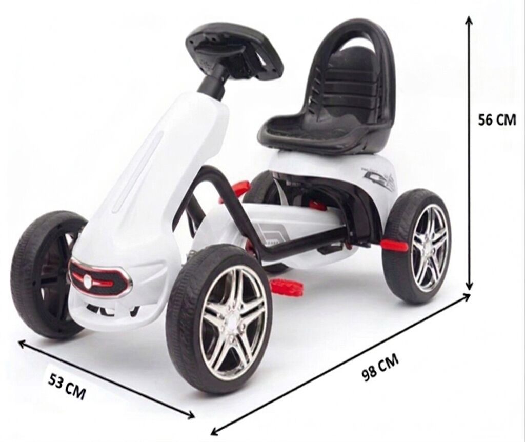 Karting mini na pedale – Beli Šifra proizvoda: 608604Beli-260 Opis