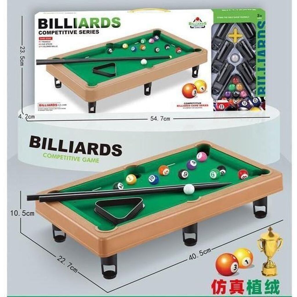 Stoni bilijar set Šifra proizvoda: 401841-20 Opis: - Kompaktan stoni
